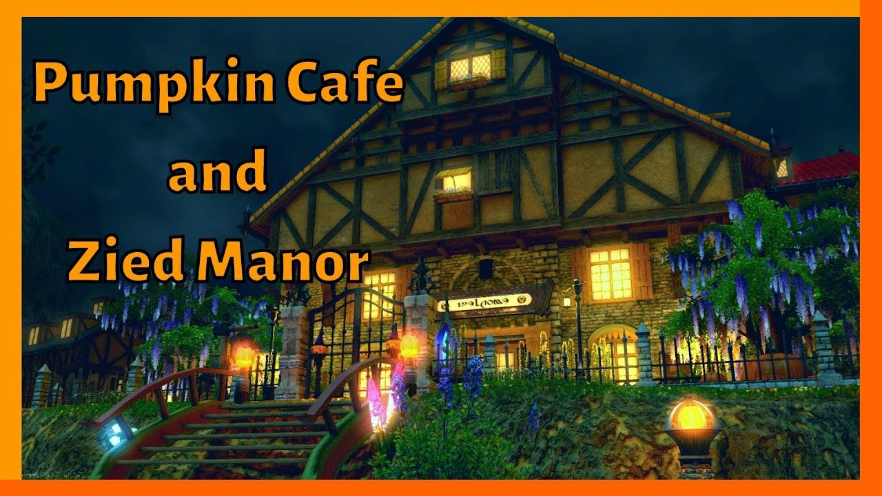 My FFXIV House - Pumpkin Cafe and Zied Manor - YouTube