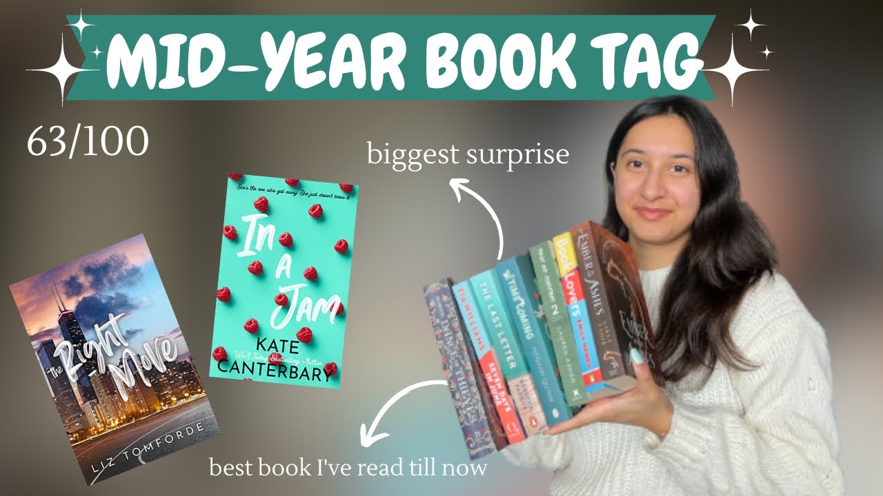 MID-YEAR BOOK TAG I’ve read 63 books till now💜 - YouTube