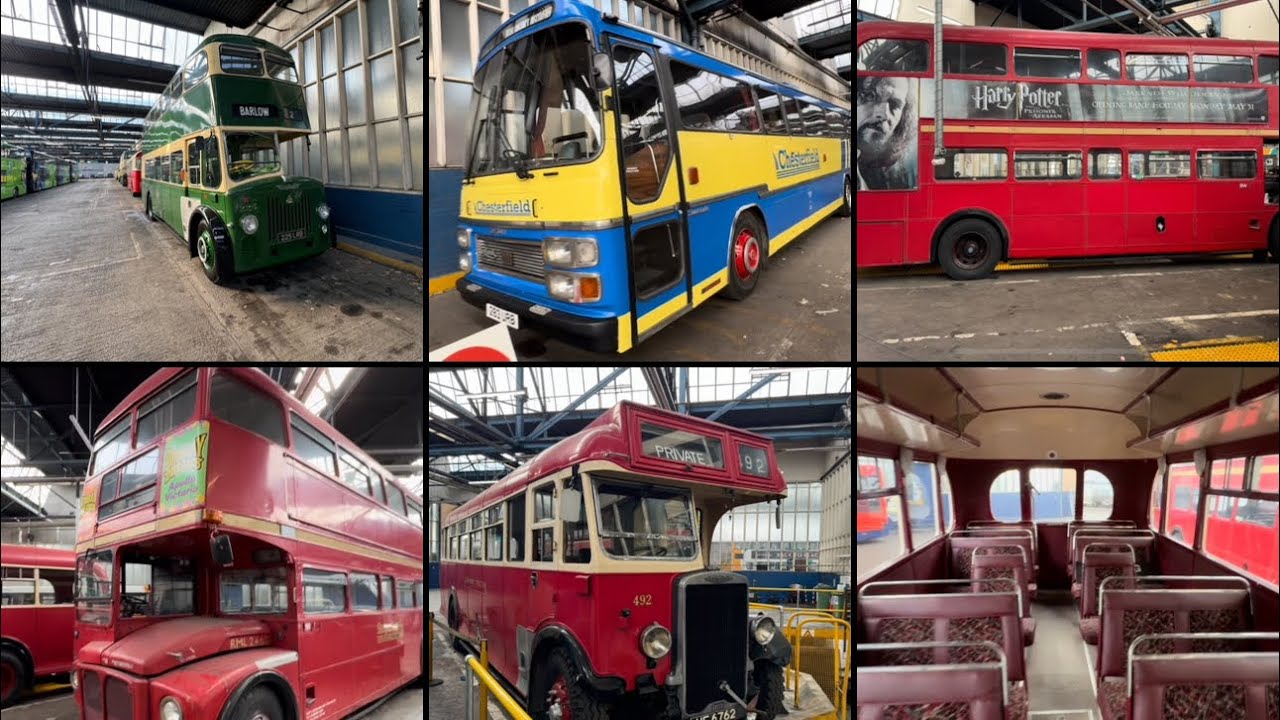 Old Fashioned Public Transport Buses UK 1930s 1960s 1970s 1980s ...
