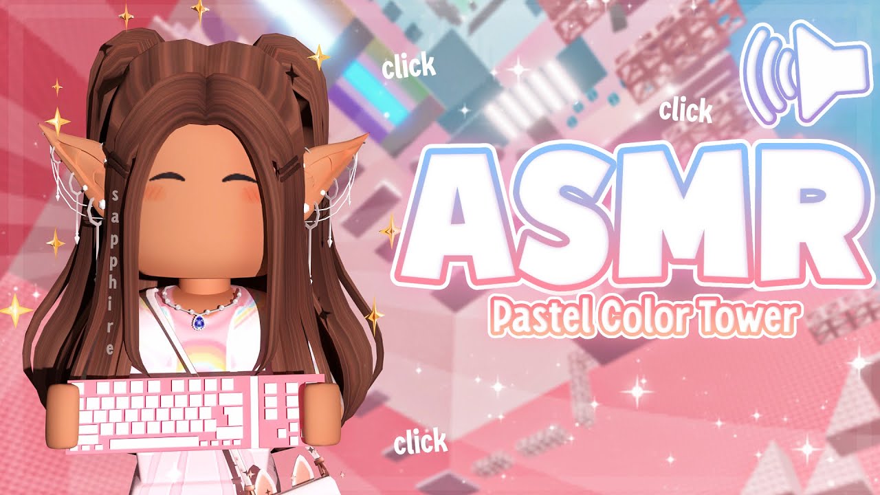 ROBLOX Pastel Color Tower but it's Keyboard ASMR - YouTube