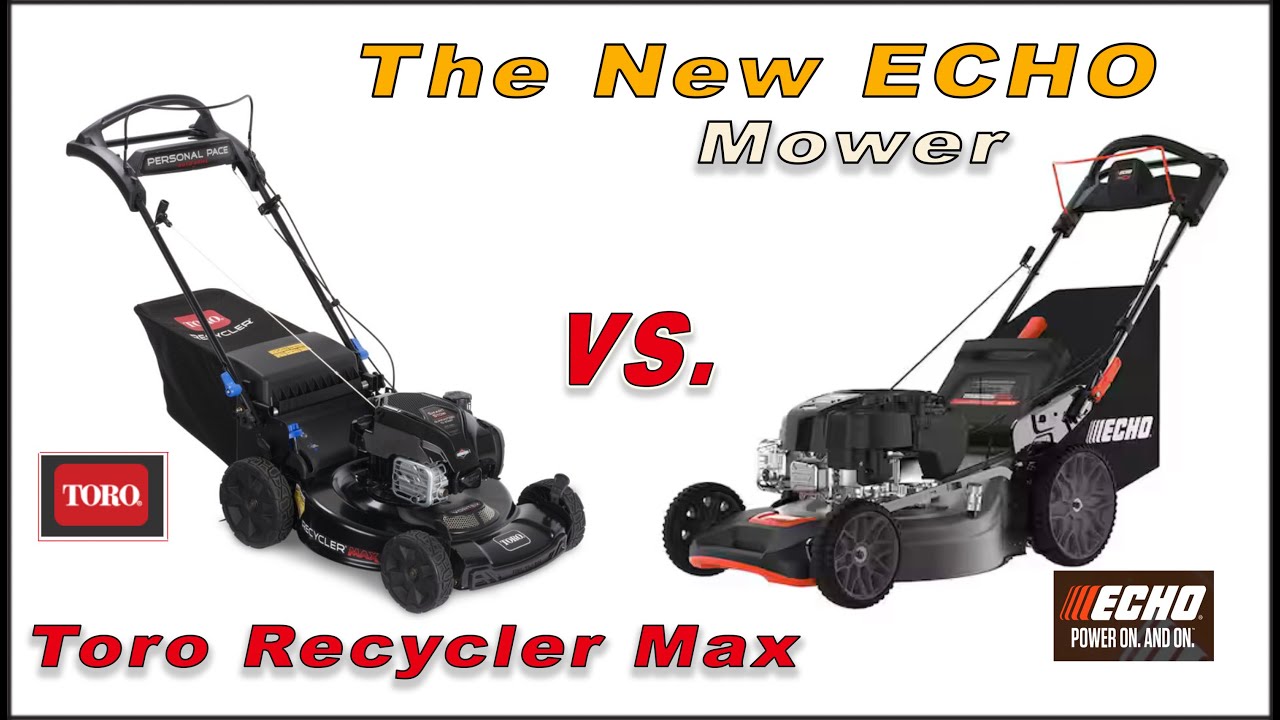 I bought new Echo Gas Mower to compare to TORO Max Recycler - YouTube