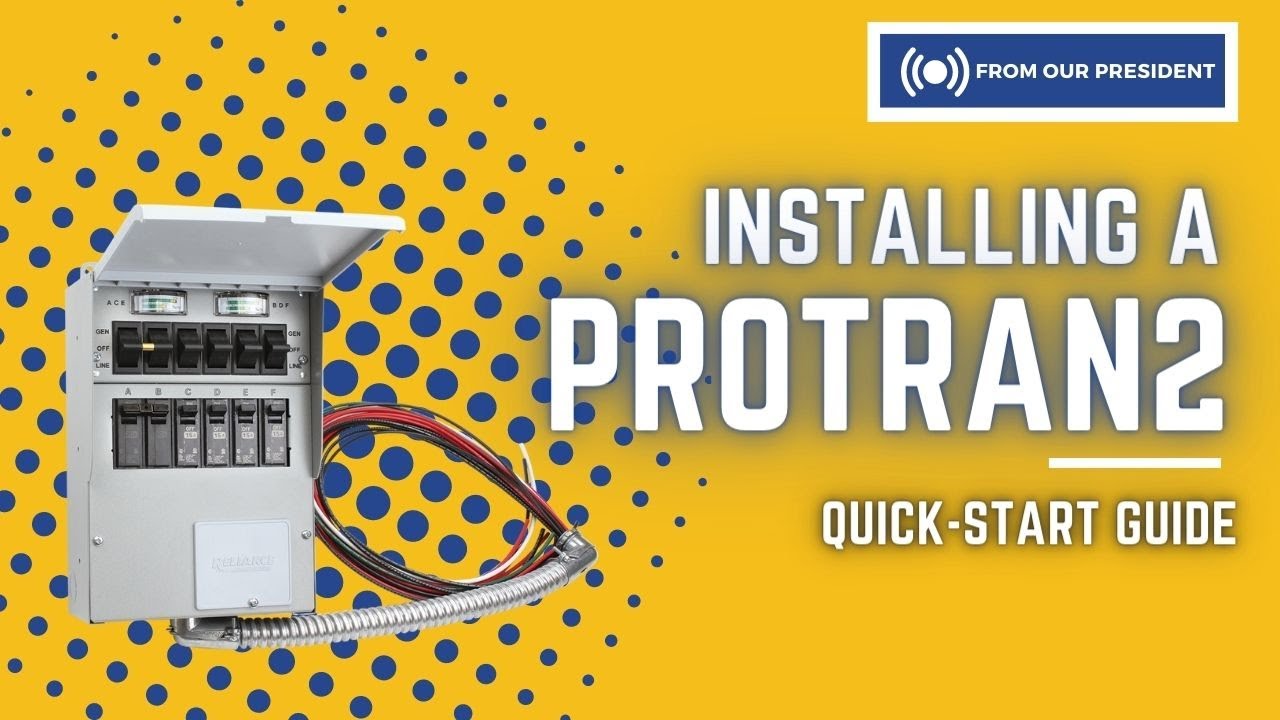 From our president: Our Generator Transfer Switch Quick Start Guide ...