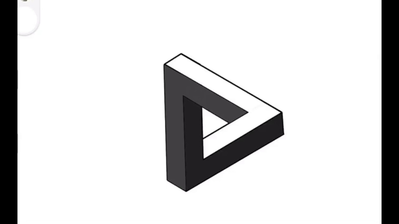 How to draw infinite triangle illusion || MSA Art - YouTube