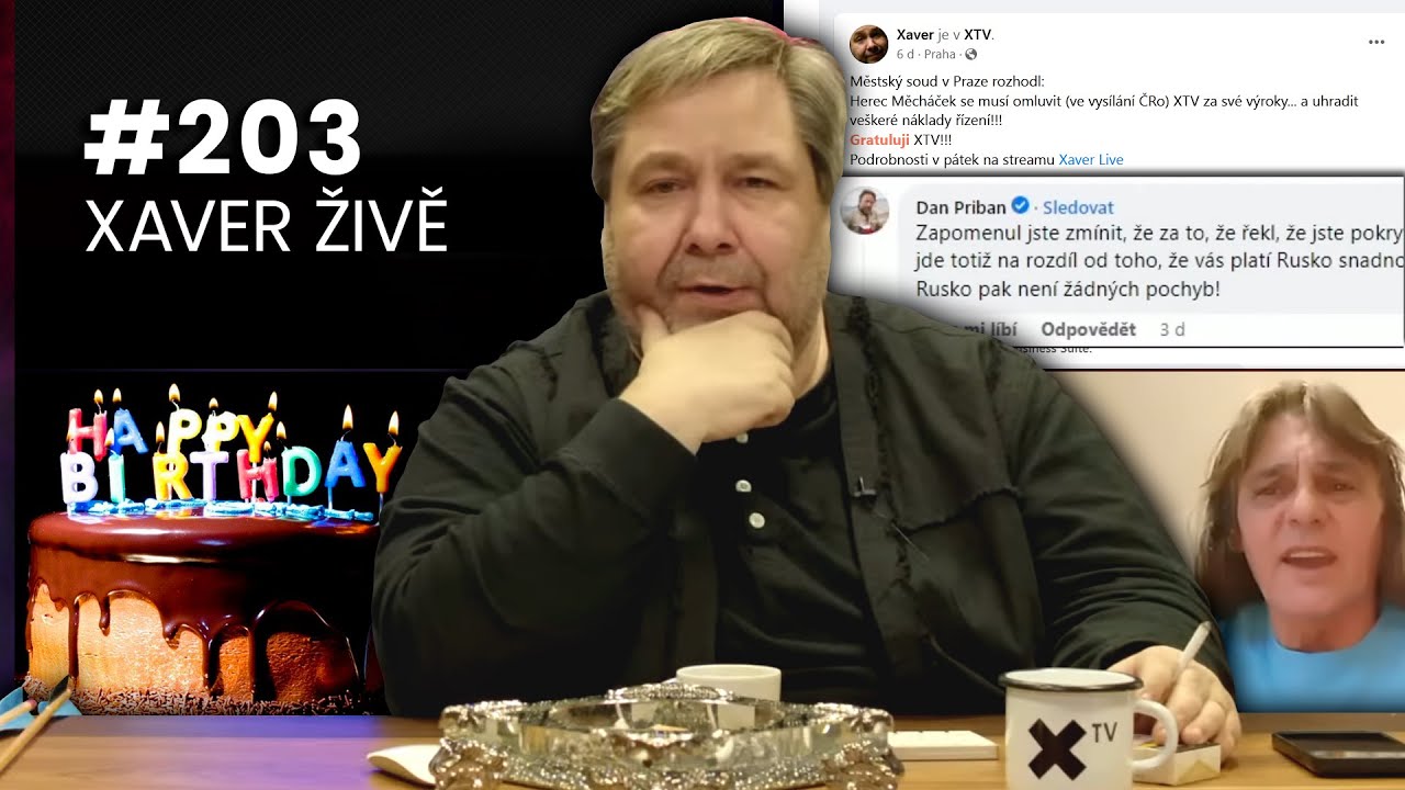 Xaver ŽIVĚ #203 - Xaver má narozeniny - YouTube