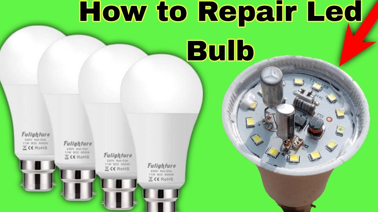 How to Repair Led Bulb at home || kharab led bulb ko thik kaise kare ...