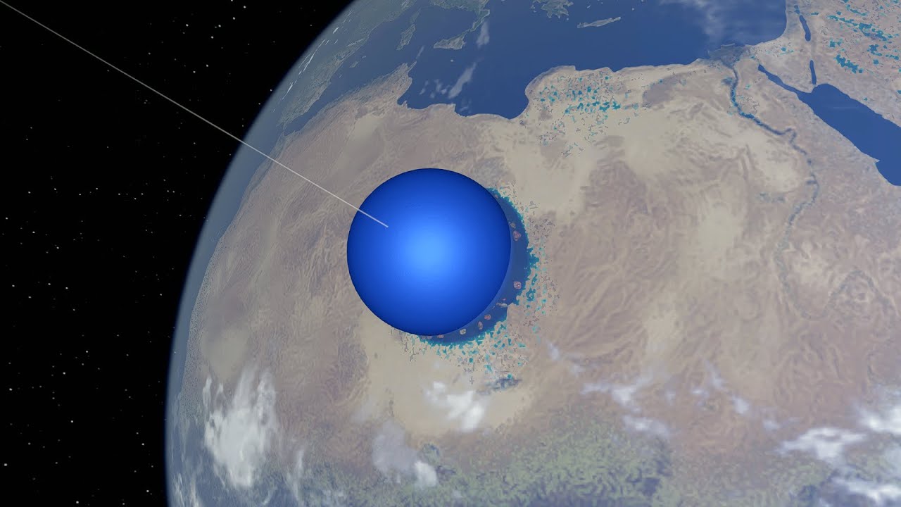🌊Flooding the 🌍SAHARA with 5 Quintillion Liters of Water | Collision ...