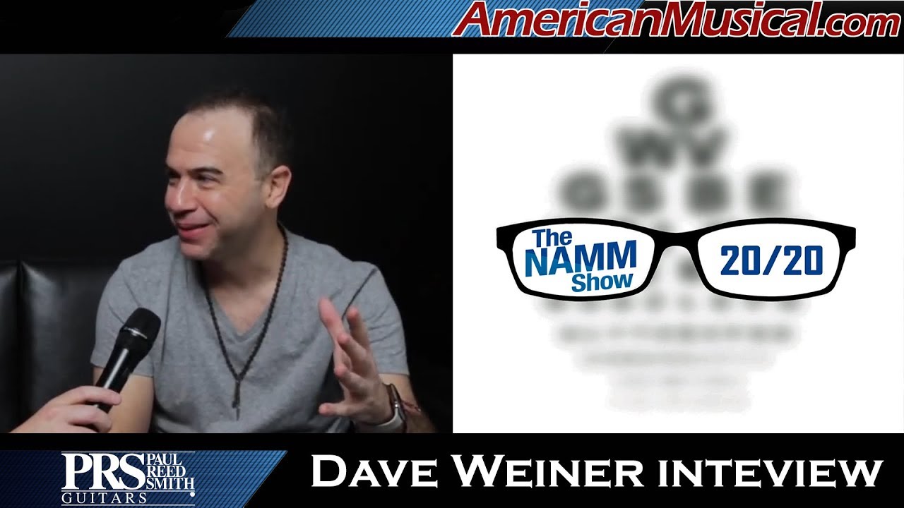 NAMM 2020 | Dave Weiner Interview PRS - American Musical Supply - YouTube