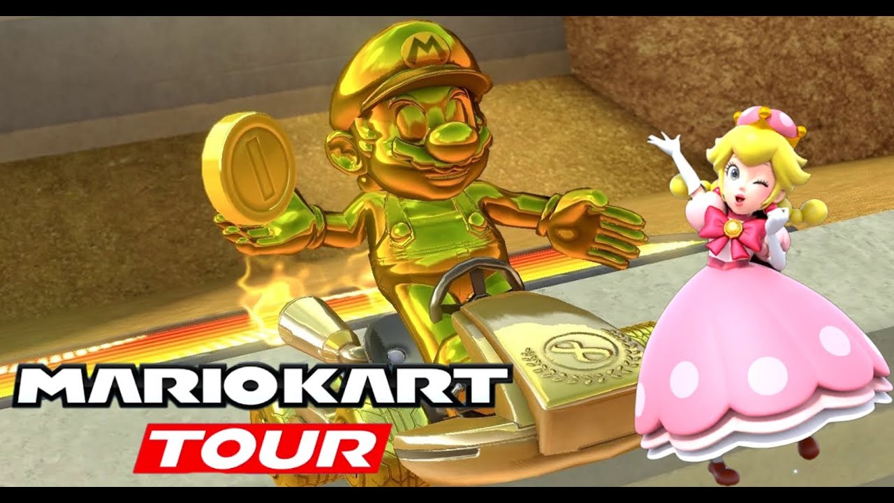 Gold Mario Coin Rush | Mario Kart Tour Game - YouTube