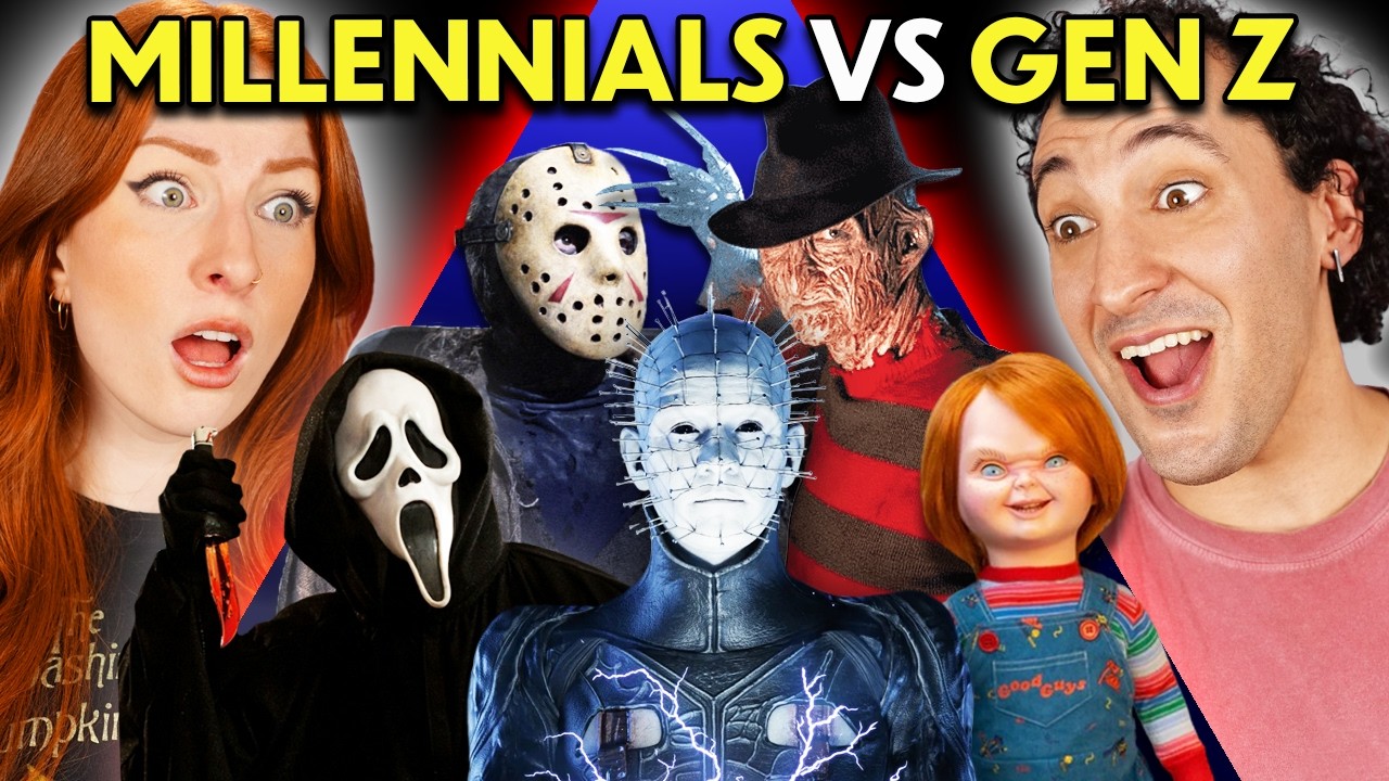 Millennials vs. Gen Z: Horror Movie Trivia - YouTube
