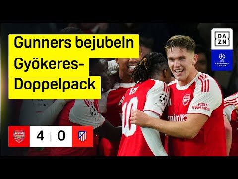 FC Arsenal - Atletico Madrid | UEFA Champions League | DAZN Highlights