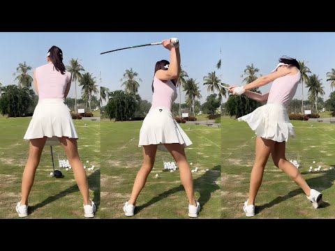 [세로골프TV] 177cm 미모의 프로골퍼!!💕 유튜브 친절한 예인쌤 KLPGA 안예인 프로 스윙 모음 #안예인프로 - YouTube