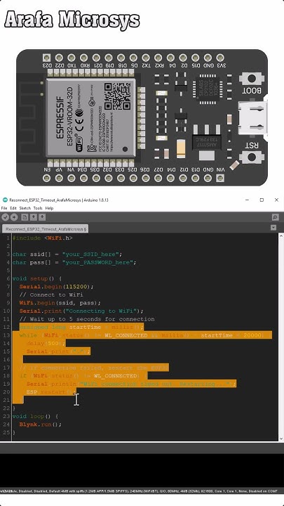 ESP32 WiFi Connect Problem معلومة سريعة - #shorts - YouTube