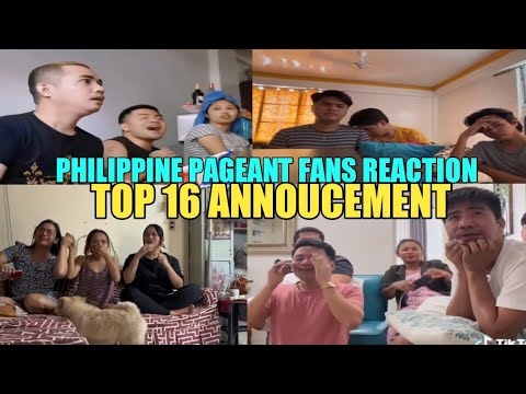 Philippines Pageant Fans Reaction During Top 16 Announcement Miss ...