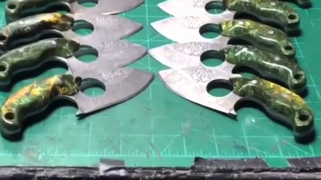 Lucky 13 Custom Knives - YouTube