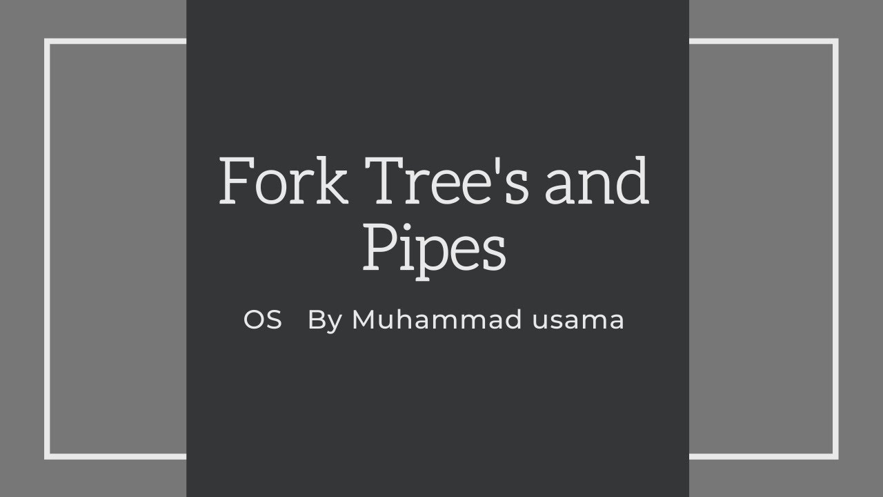 Lecture #05 Pipes and Fork Concept pipe() fork() - YouTube