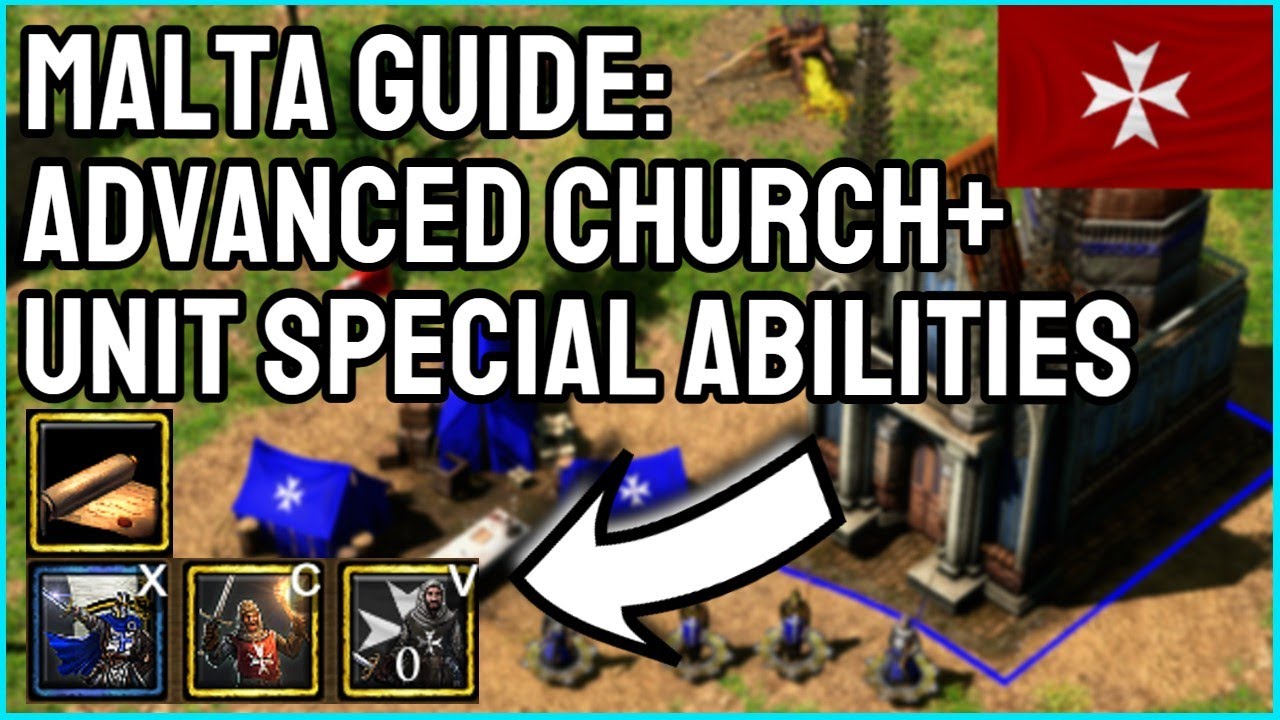 AoE3 [KotM] - Malta's Advanced Church & Unique Abilities - YouTube