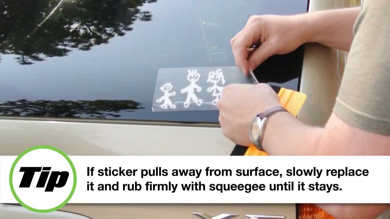 How To Install Original Family Stickers - YouTube
