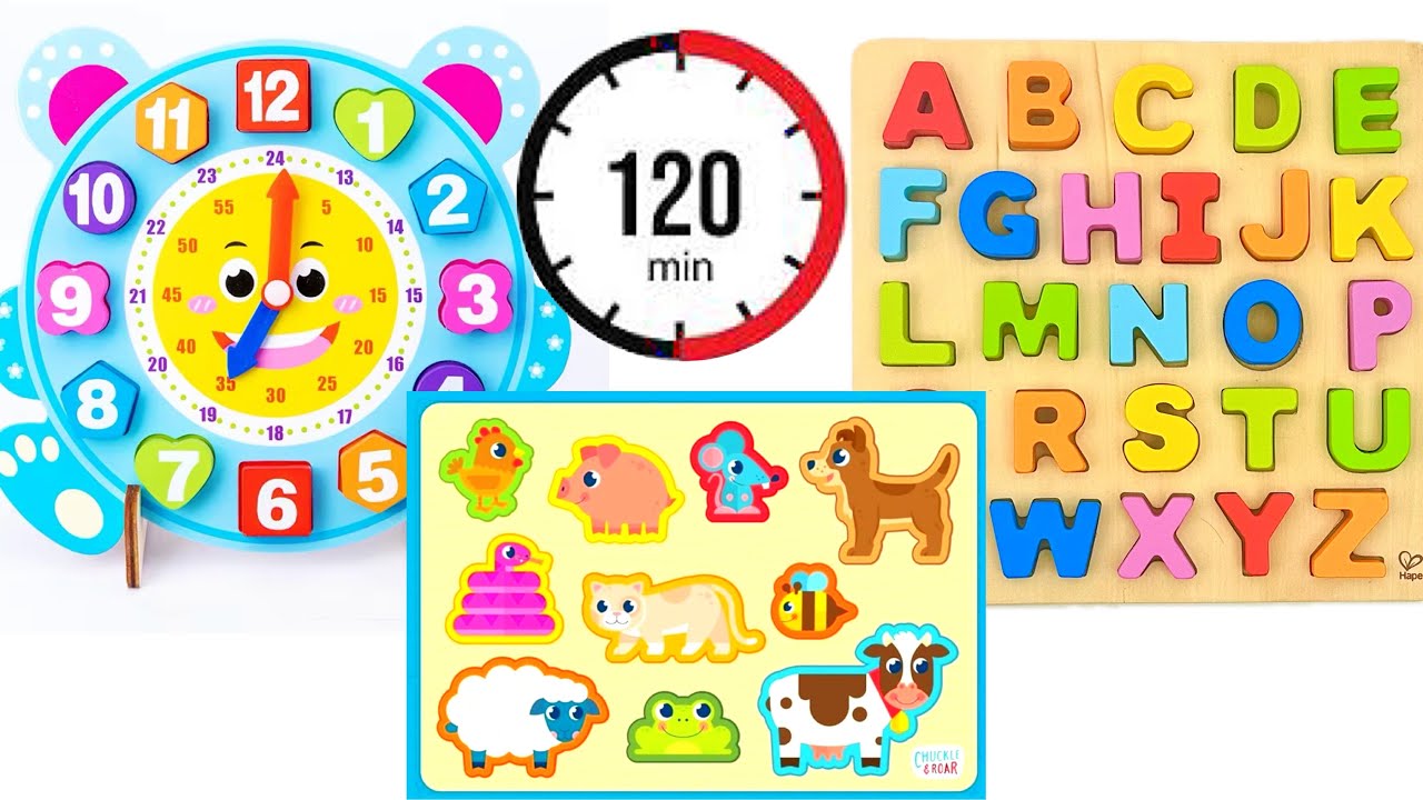 Super Fun Learning ABC, Numbers, Colors and Animals | Best Preschool ...