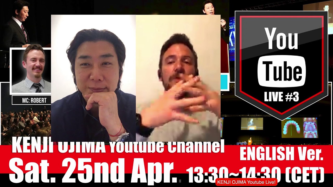 Kenji Ojima #3 Invisalign International Youtube Live【Eng. ver】 - YouTube