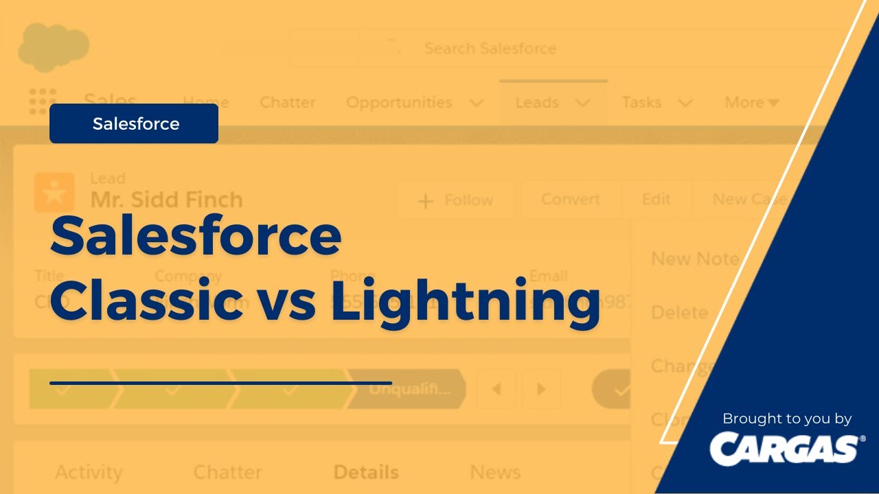 Salesforce Classic Vs Lightning What Is The Difference Youtube