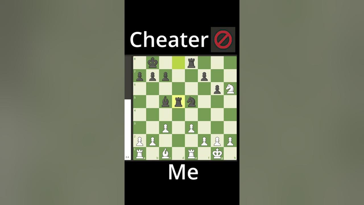 🚫 Playing a Cheater !!! #chess - YouTube