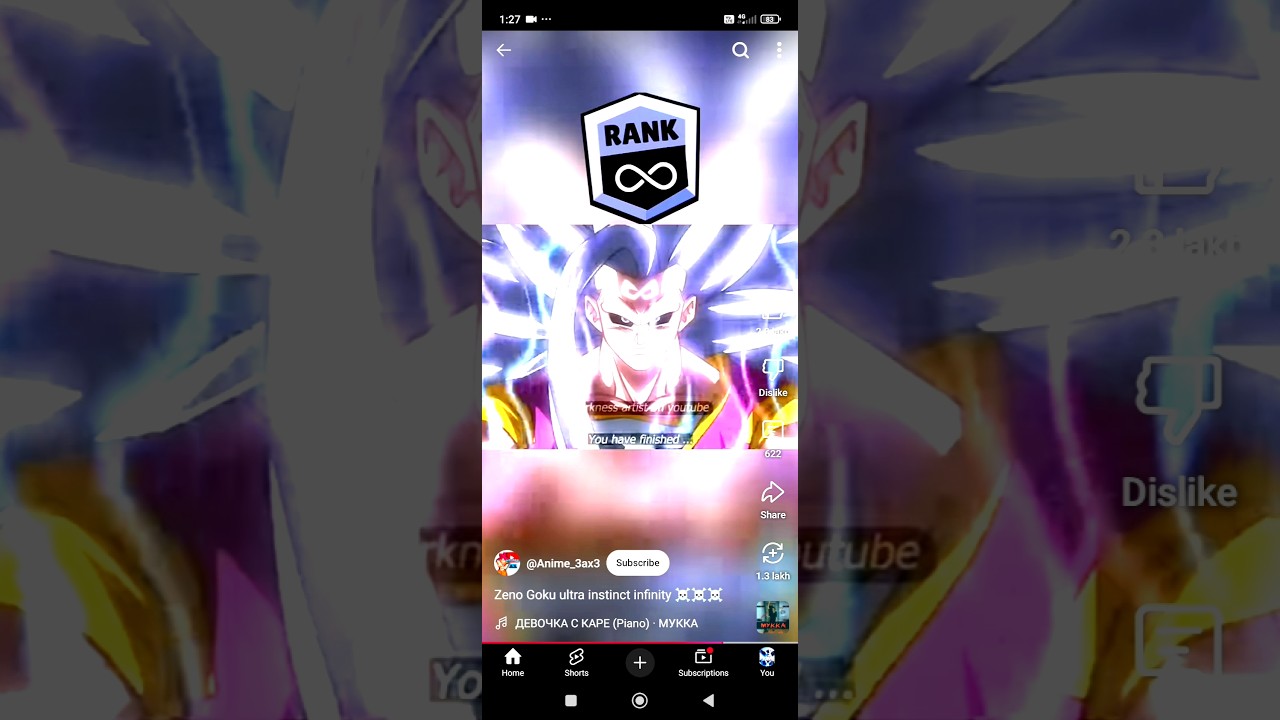 Zeno Goku ultra instinct infinity ☠️☠️☠️ - YouTube
