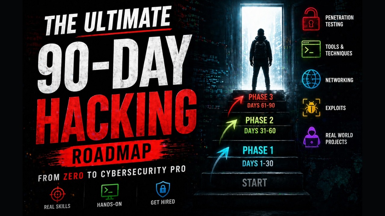 The Real 90 Days Hacking Roadmap (No BS) - YouTube
