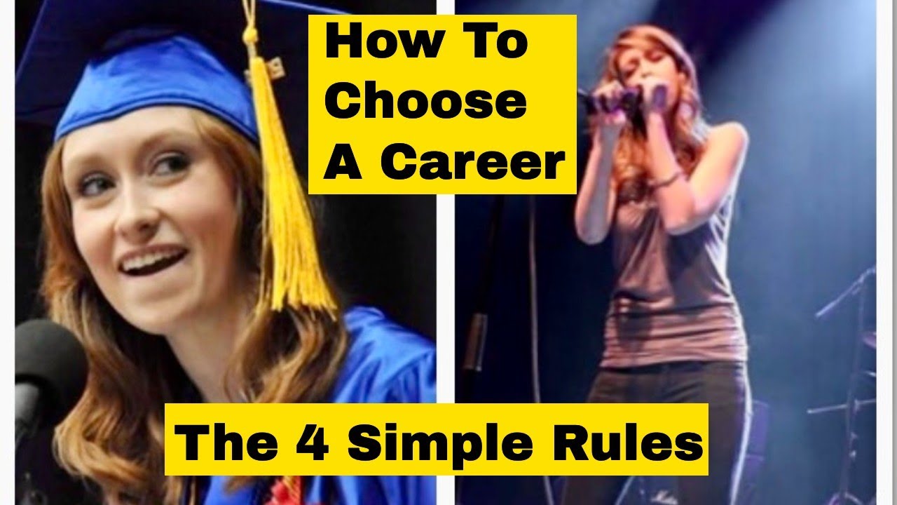 How To Choose A Career - The 4 Simple Rules - YouTube