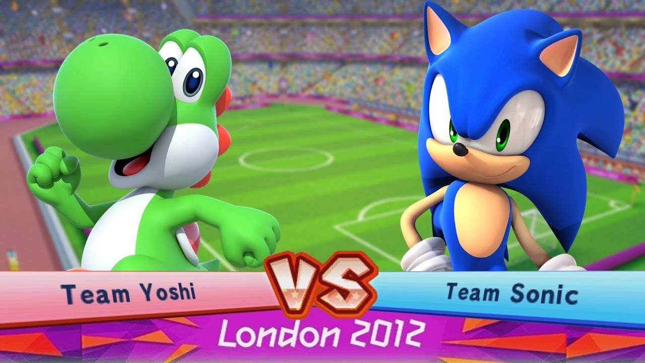 Mario & Sonic at the London 2012 Olympic Games - Team Yoshi Vs. Team ...
