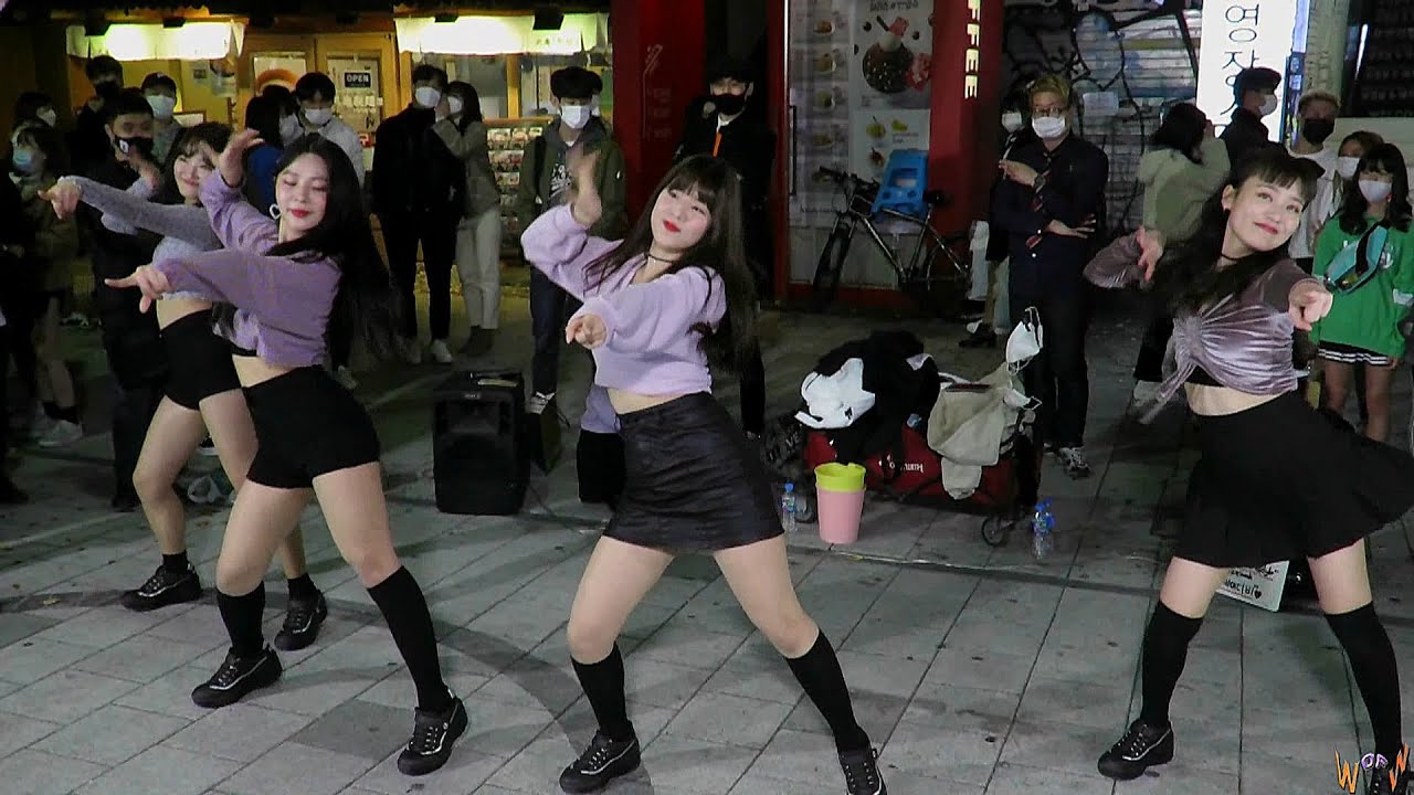 댄스팀 레이디비(Lady B) - Roly-Poly : 2020.11.07 #홍대앞걷고싶은거리 버스킹존# - YouTube