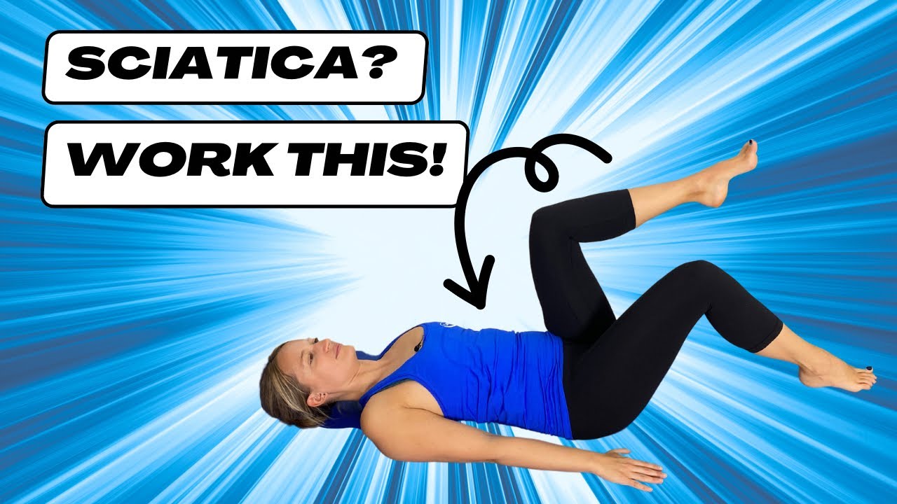 Exercises for sciatica: dead bug and femur arcs - YouTube