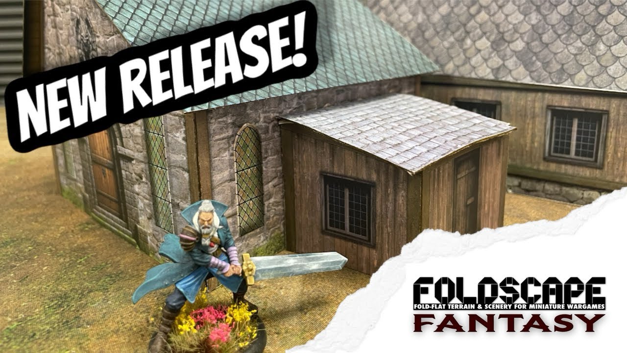 Fold Flat Papercraft Buildings for DnD, Warhammer Fantasy and Malifaux ...