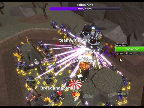 Tower Defense Simulator fallen squad but everyone has accel. - YouTube