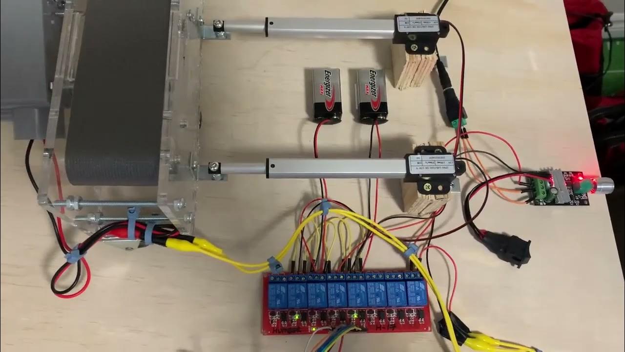 Second Year Mechatronics Project - Sorting Conveyor - YouTube