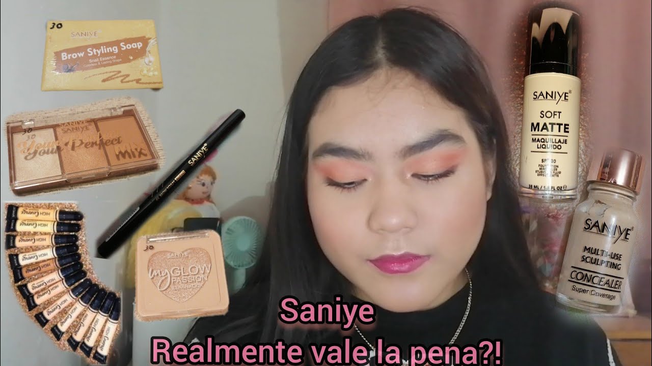 ¿Realmente sirve la marca Saniye? Maquillaje completo con Saniye - YouTube