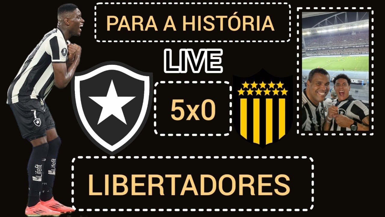 PAUTA (LIVE) - FOGÃO 5x0 PEÑAROL - SHOW NA SEMIFINAL DA LIBERTADORES - YouTube