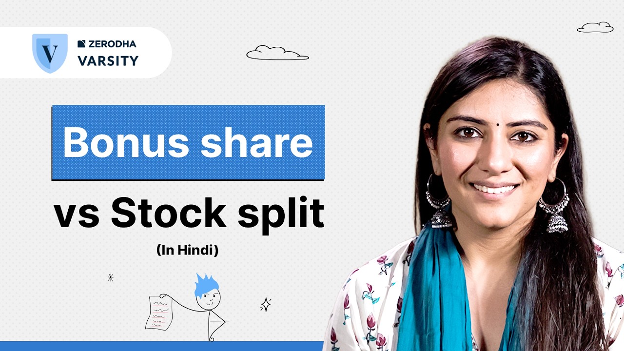 Bonus share vs. Stock split | Explained in Hindi! - YouTube