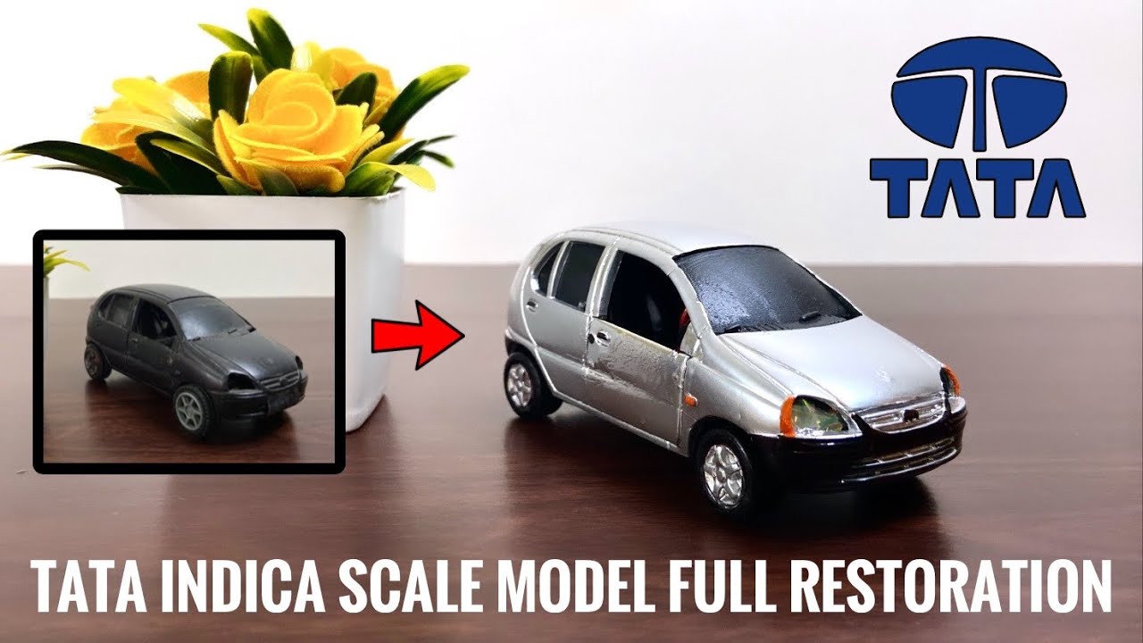 Tata Indica Scale Model Full Restoration | 2003 Model | 19 Years Old ...