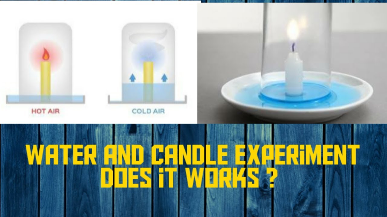 Vaccum candle experiment / candle and water experiment Does it works ...