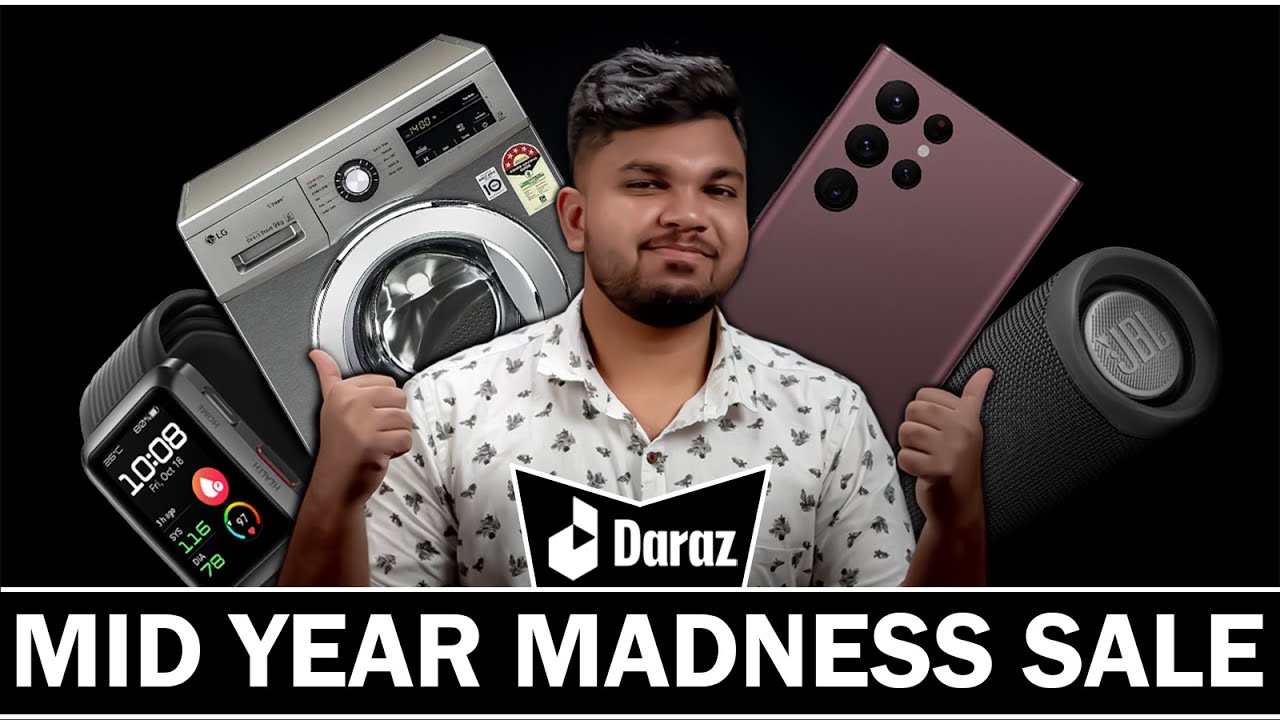 ලංකාවේ ලොකුම online sale එක Daraz's Mid Year Madness Sale - YouTube