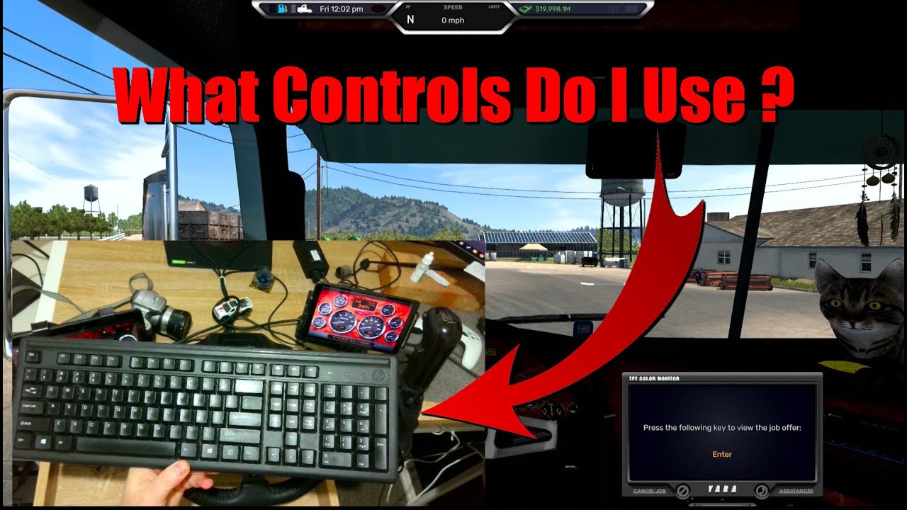 How To Get Out Of Your Truck & Controls ATS & ETS 2 - YouTube
