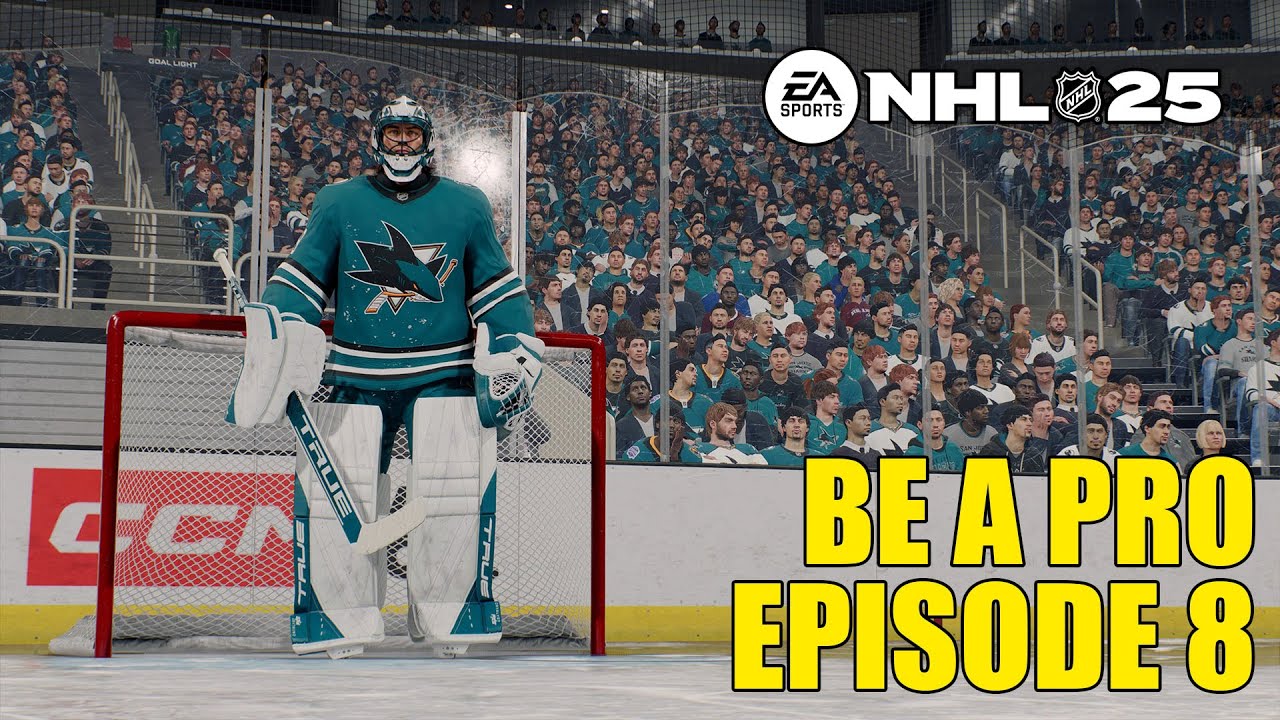 NHL 25 - BE A PRO GOALIE - S1 - EP 8 - WE CAN'T SCORE! - YouTube