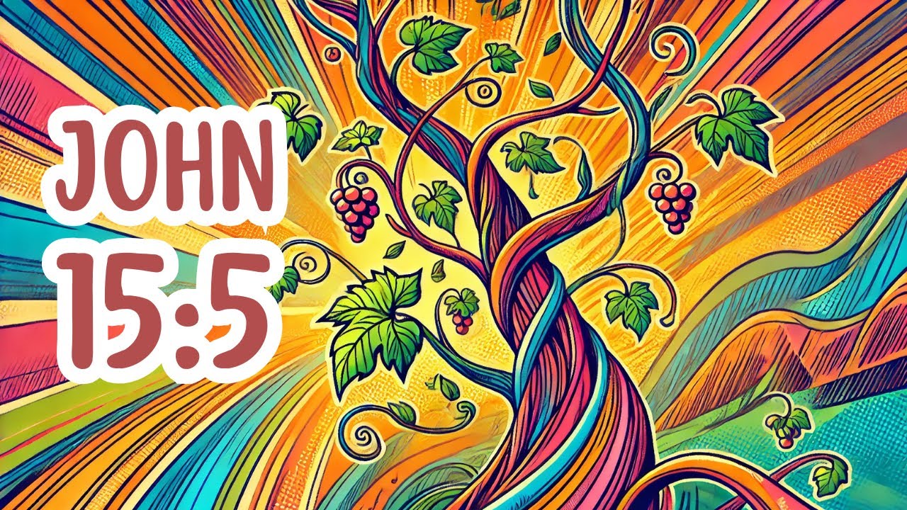 John 15:5 - Stay Connected to Jesus! | Kids Bible Memory - YouTube