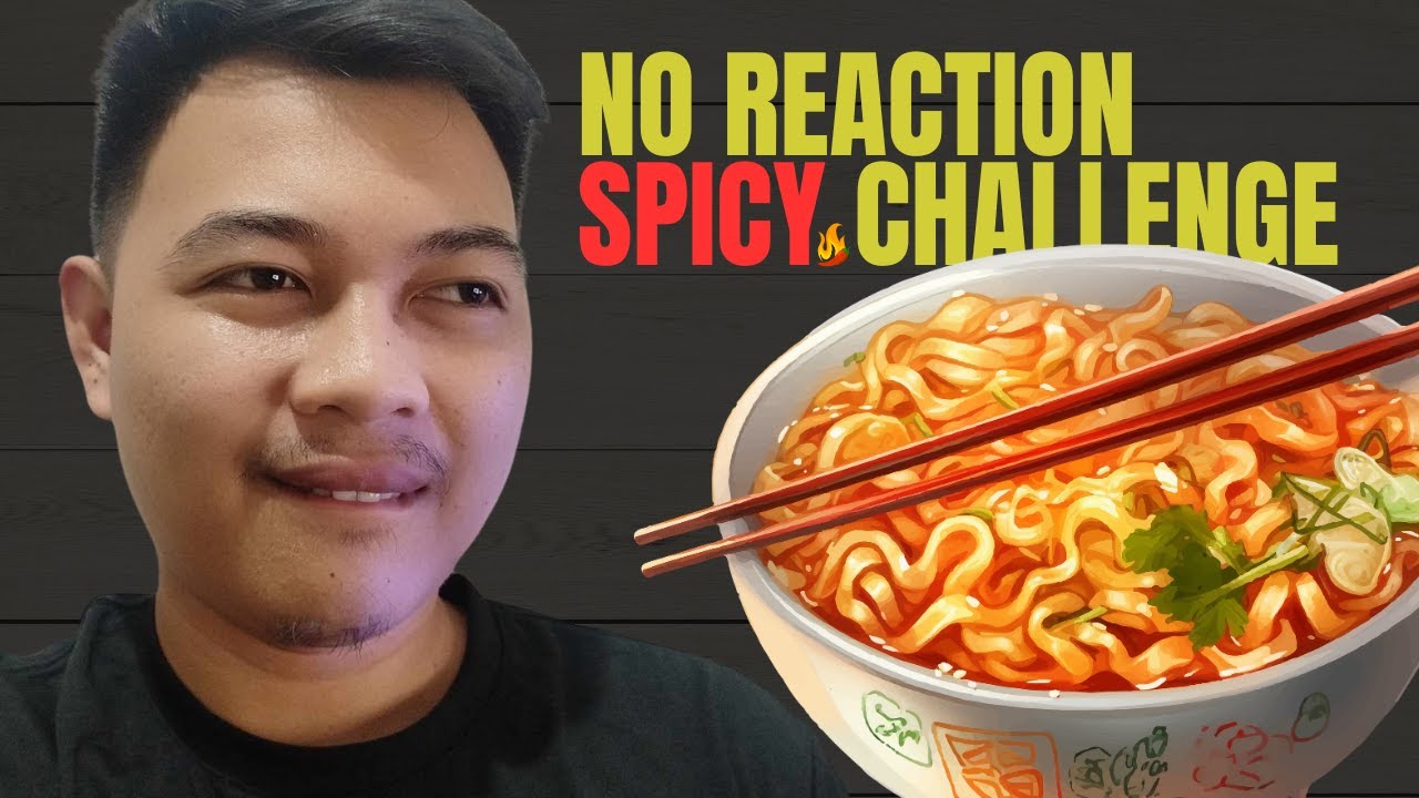 No Reaction Spicy Challenge | Spicy noodles | Spicy food - YouTube