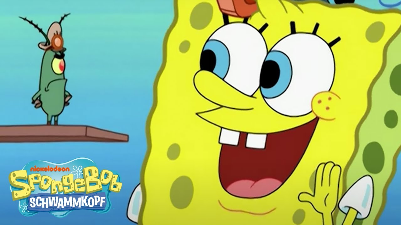 SpongeBob | Plankton greift die Krosse Krabbe mit ROBOTERN an 🤖 ...