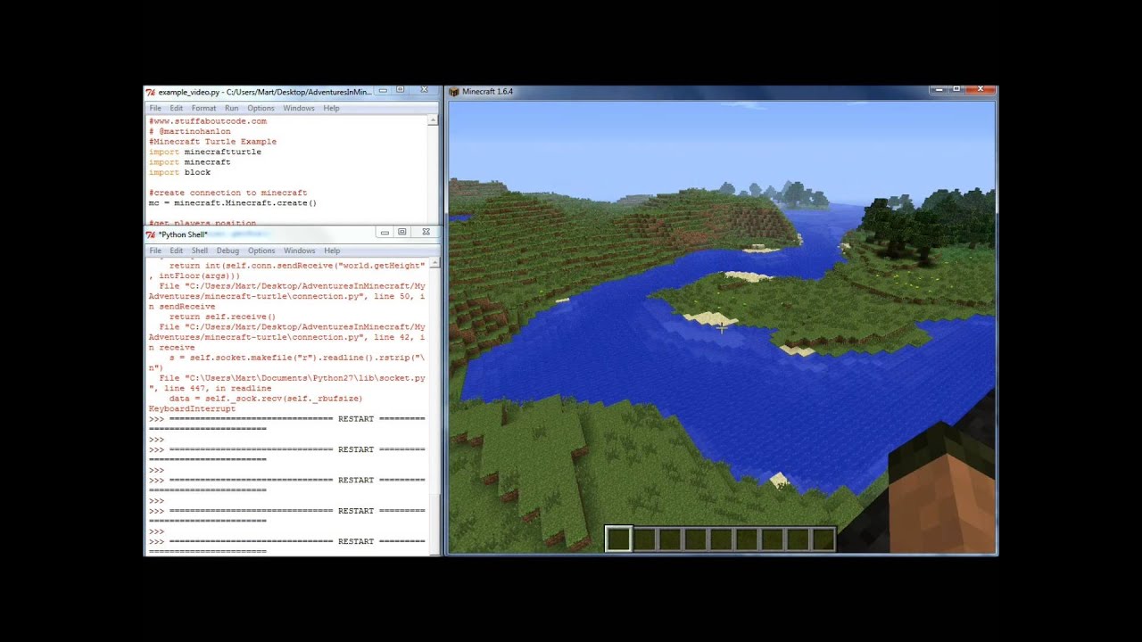 Minecraft Graphics Turtle - YouTube