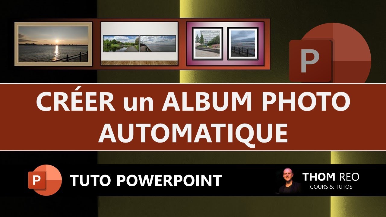 CRÉER un ALBUM PHOTO en DIAPORAMA avec POWERPOINT - Tutoriel Microsoft 365 - YouTube