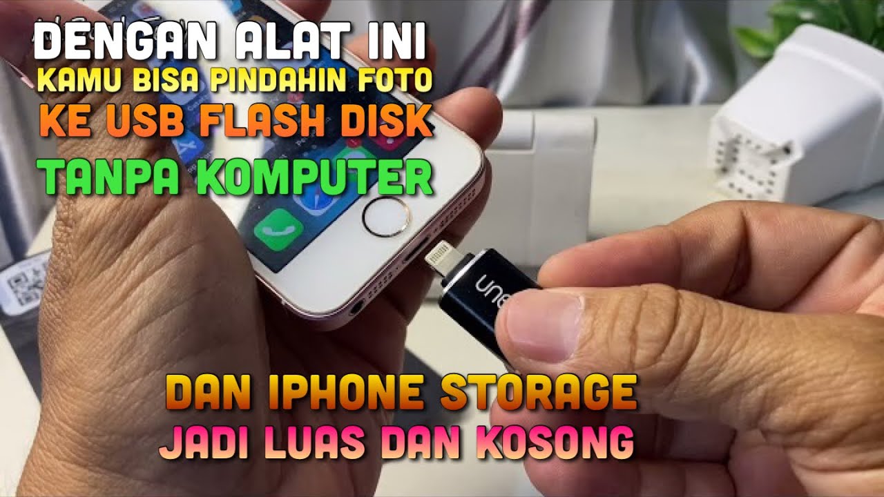 UNEED Lightning OTG USB Adapter Converter iphone ipad Plug & Play - YouTube