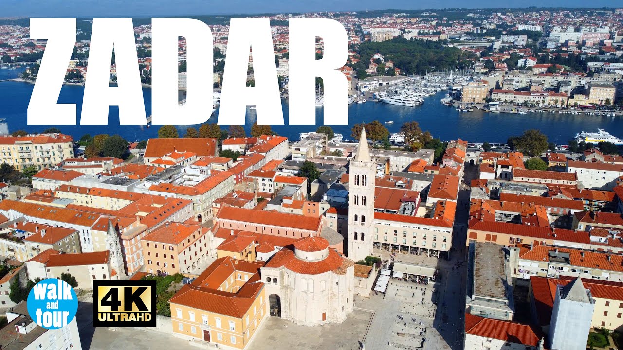 Zadar, Croatia - Beautiful Sunny Walk in October 2022 in 4K UHD (60 fps ...
