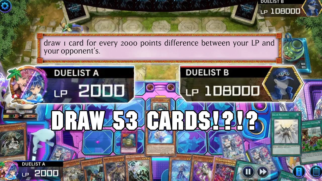 This Trap Card Lets You Draw 53 Cards in One Turn!? ft Lightsworn ...